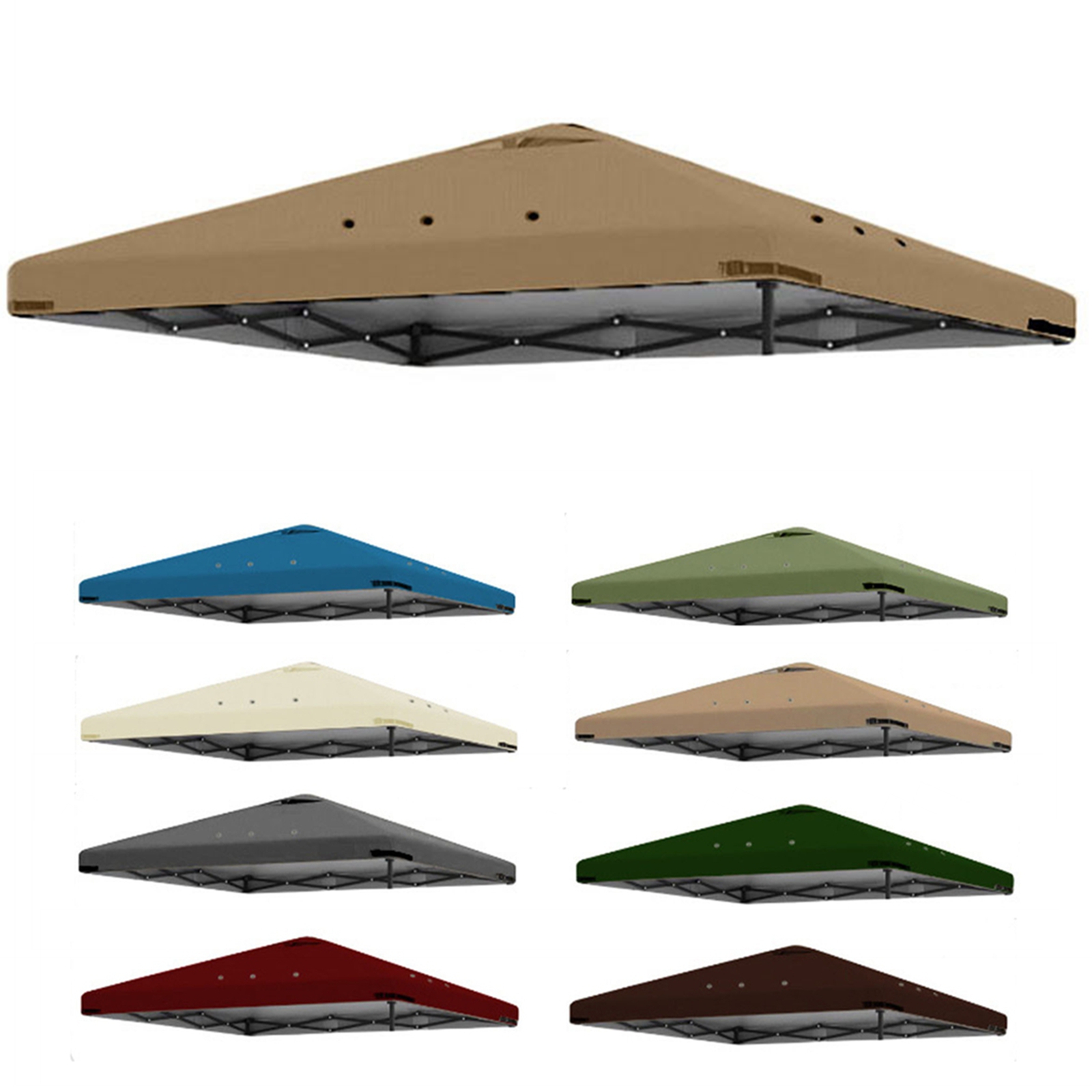 Bxaolu 10x10 Ft Pop up Canopy Tent Replacement Top Only, Canopy Tent ...