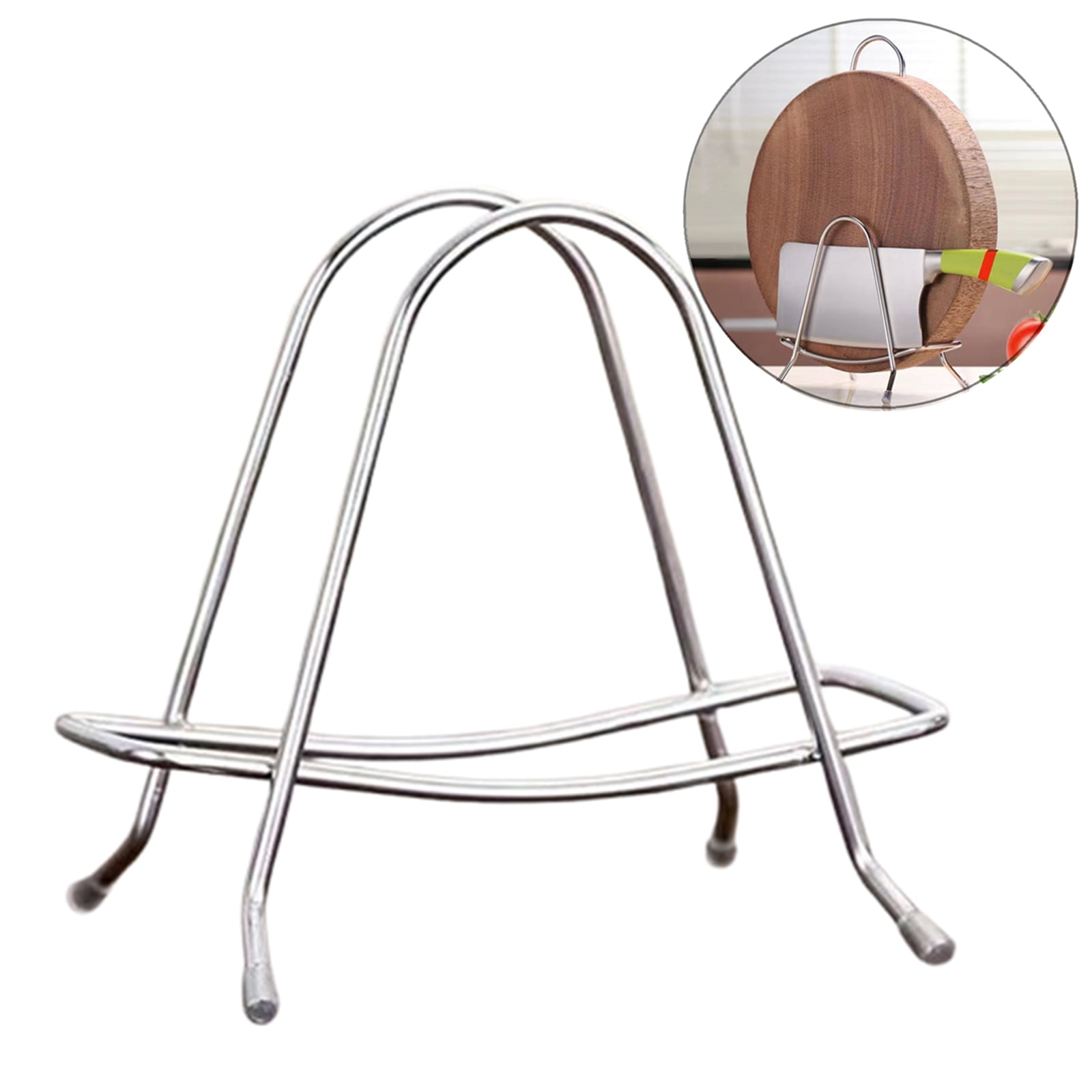 Bxaolu 1PC Stainless Steel Cutting Board Rack Chopping Board Stand ...