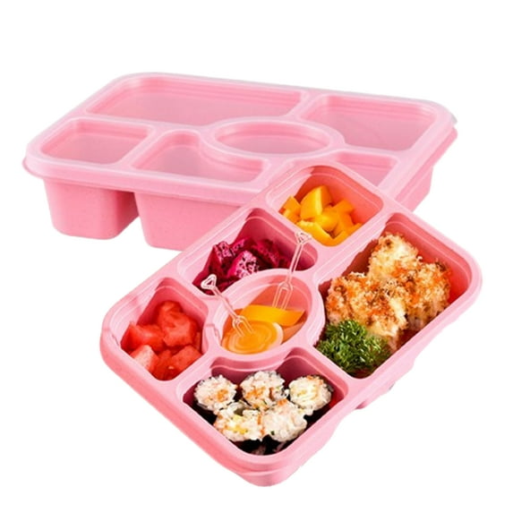 Bxaolu 2 Pack Bento Box Adult, Bento Lunch Box Containers with 6 ...