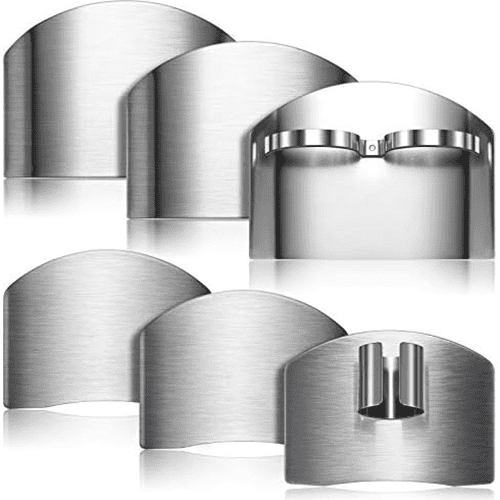 Bxaolu 6 Pieces Finger Guards for Cutting Stainless Steel Finger ...