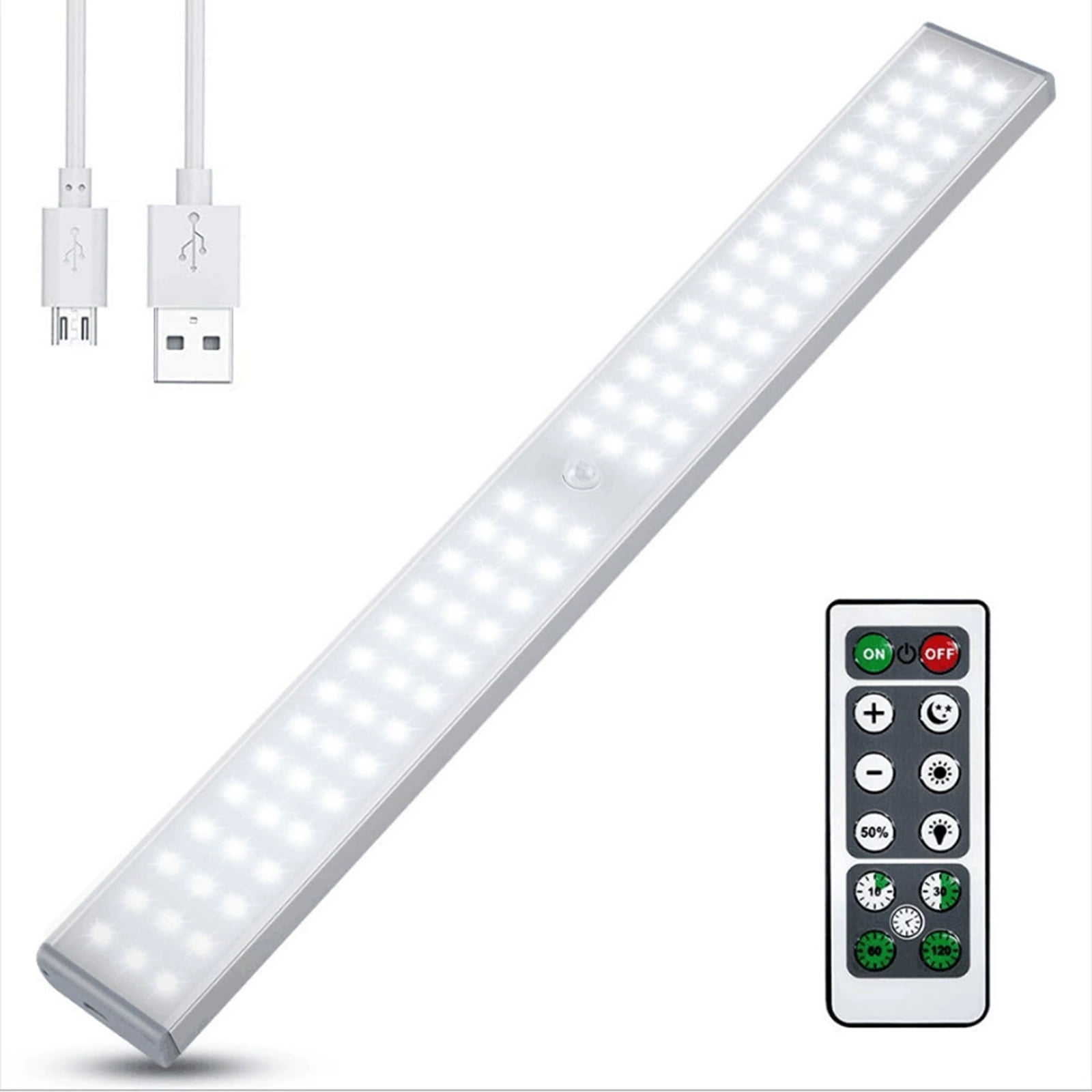 Bxaolu Automatic Motion Sensor Closet Lights, LED Rechargeable Cabinet ...