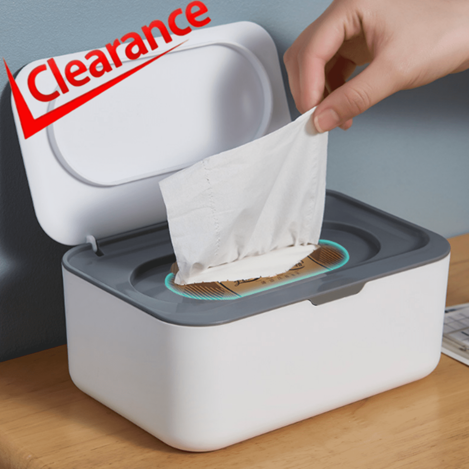 Bxaolu Baby Wipes Dispenser, Wipe With Lids Diaper Wipes Case For ...