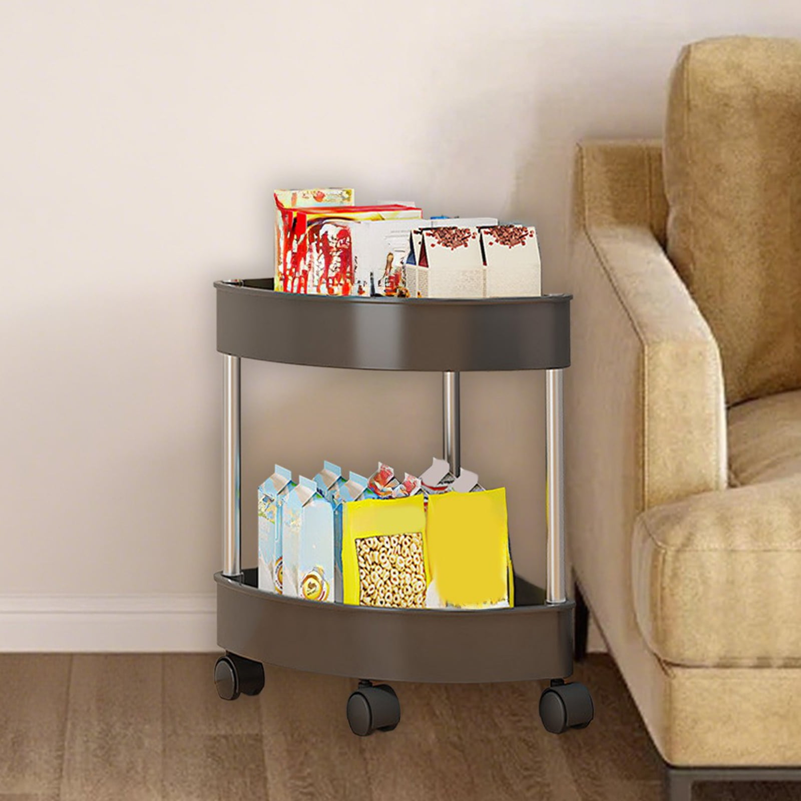 Bxaolu Bathroom Countertop Organizer, 2-Tier Corner Vanity Organizer ...