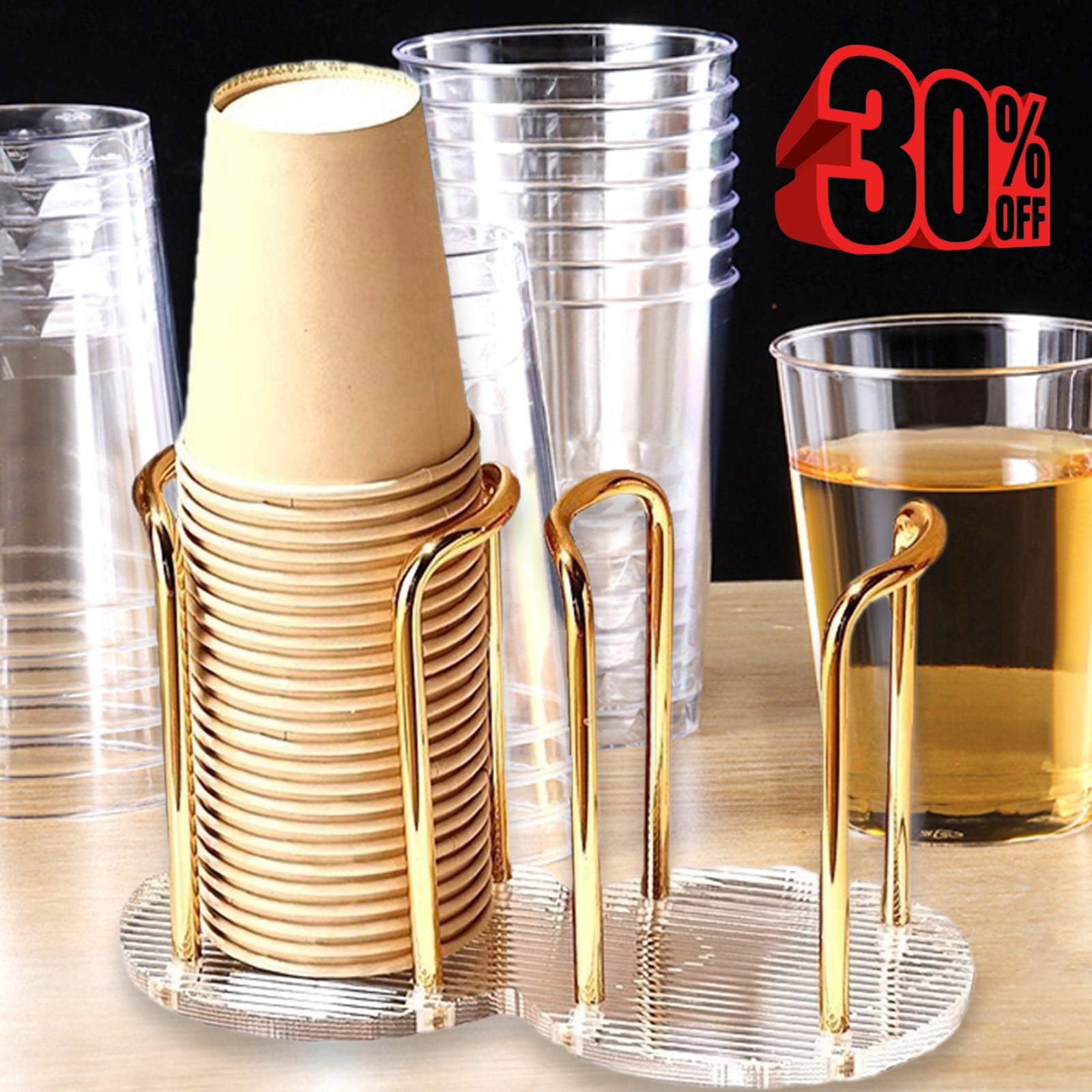 Bxaolu Bathroom Cup Dispenser, 1 Pack Mouthwash Cups Holder, Small ...