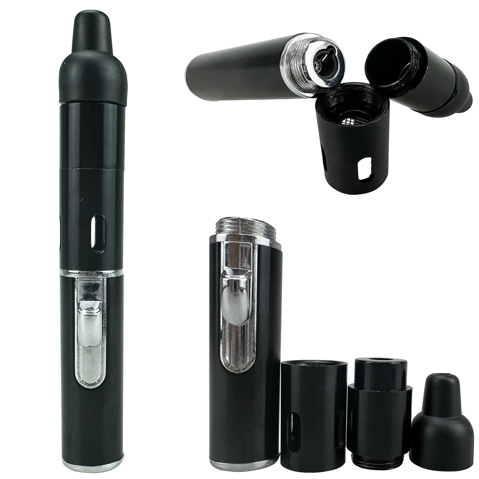 Bxaolu Butane Torch Lighter, Plastic All-in-One Tube Built-in ...