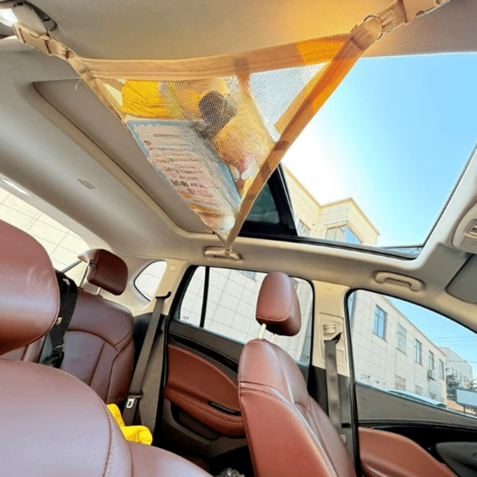 Bxaolu Car Ceiling Cargo Net, Trunk Organizer, Car Roof Storage, SUV ...