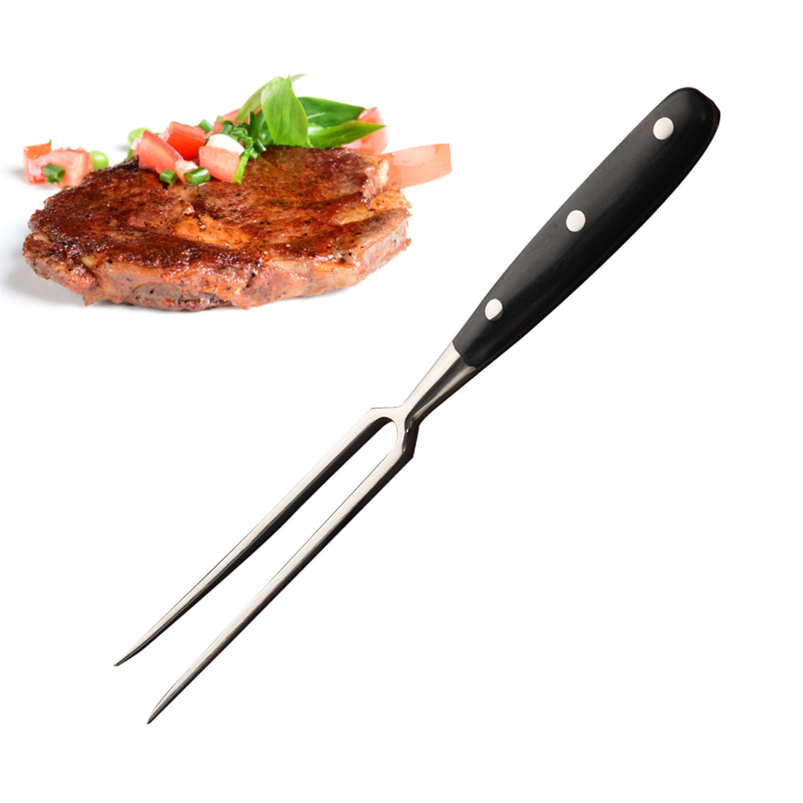 Bxaolu Carving Fork, Meat Fork, 11.8 Inch Cooking Fork, Stainless Steel ...