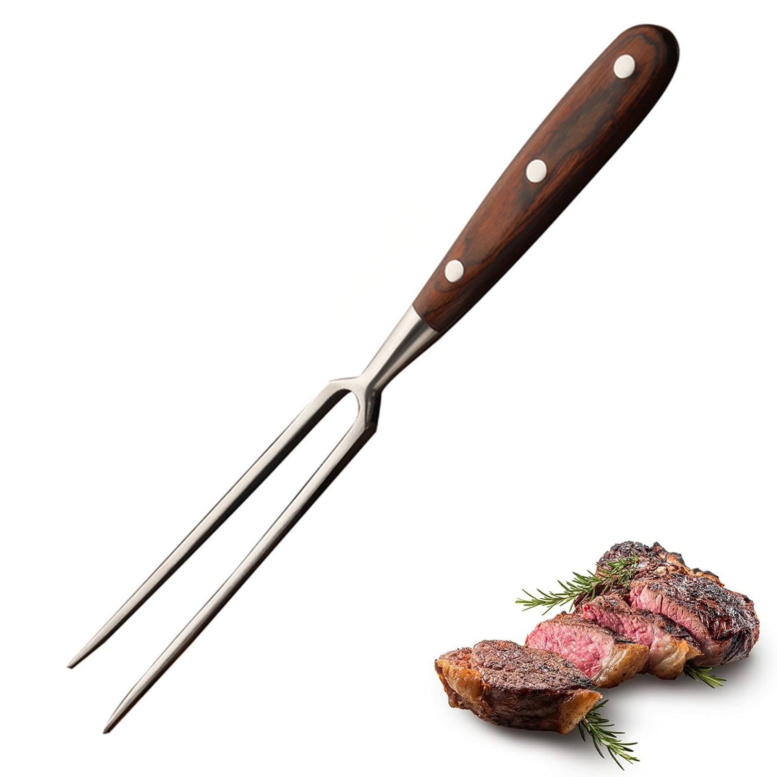 Bxaolu Carving Fork, Meat Fork, 12 Inch Cooking Fork, Stainless Steel ...