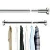 Topekada Heavy Duty Adjustable Closet Rod 17-84" Stainless Steel ...