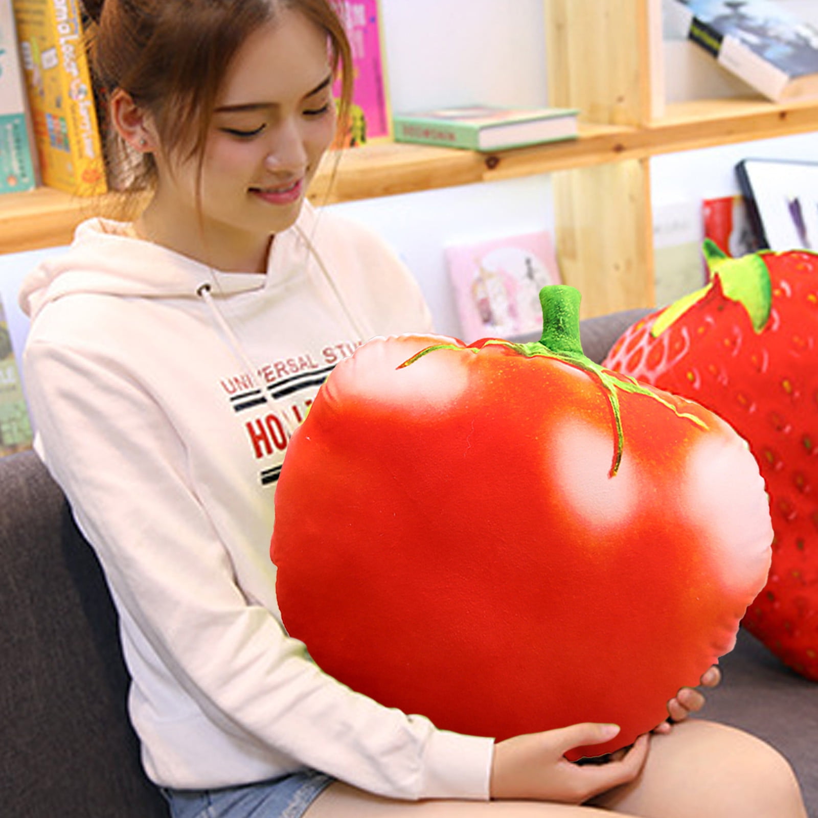 Bxaolu Cute Various Fruit Plush Toy Stuffed Vegetables Plush Toy ...