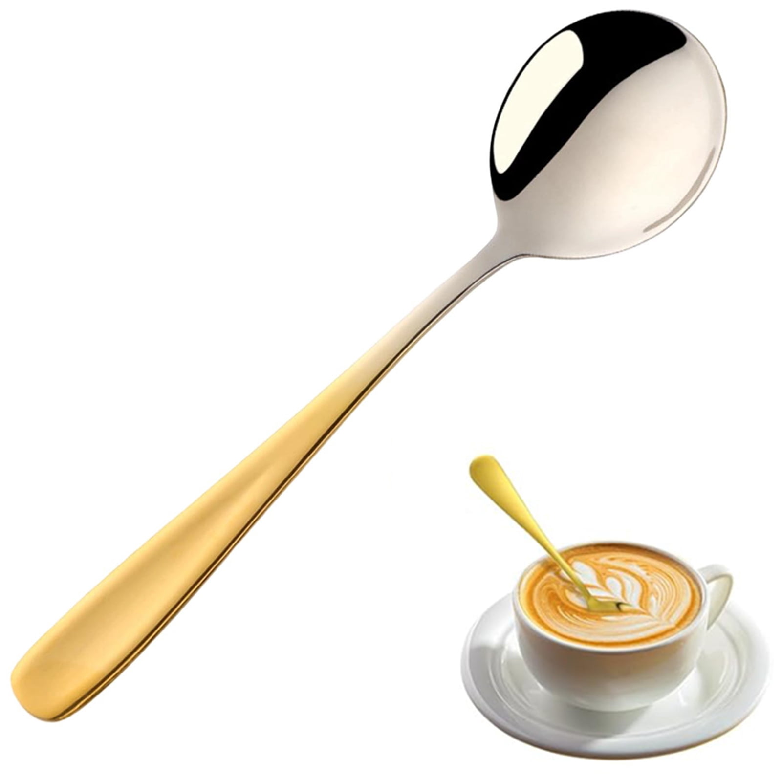 Bxaolu Demitasse Espresso Spoons, Stainless Steel Coffee Spoons, Mini ...