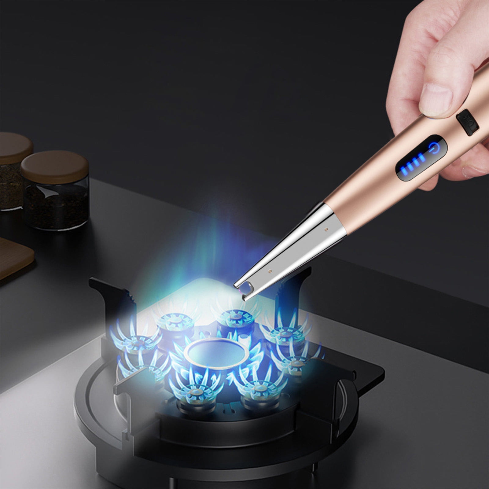 Bxaolu Electric Lighter Arc Windproof Flameless USB Lighter ...