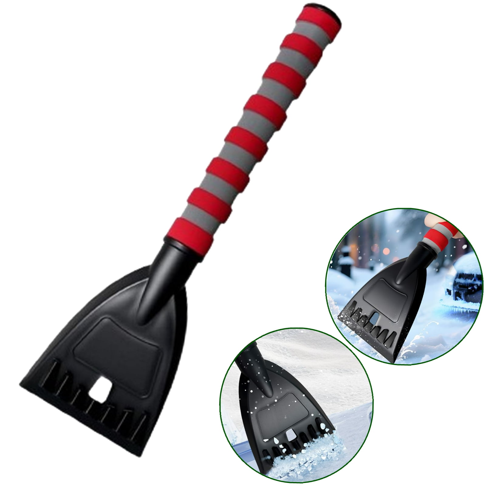 Bxaolu Ice Scraper for Cars and Small Trucks - Reinforced Plastic ...