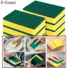 Magic Silicone Sponge Scrubber - 4pc BPA Free Dish Cleaning Brush ...