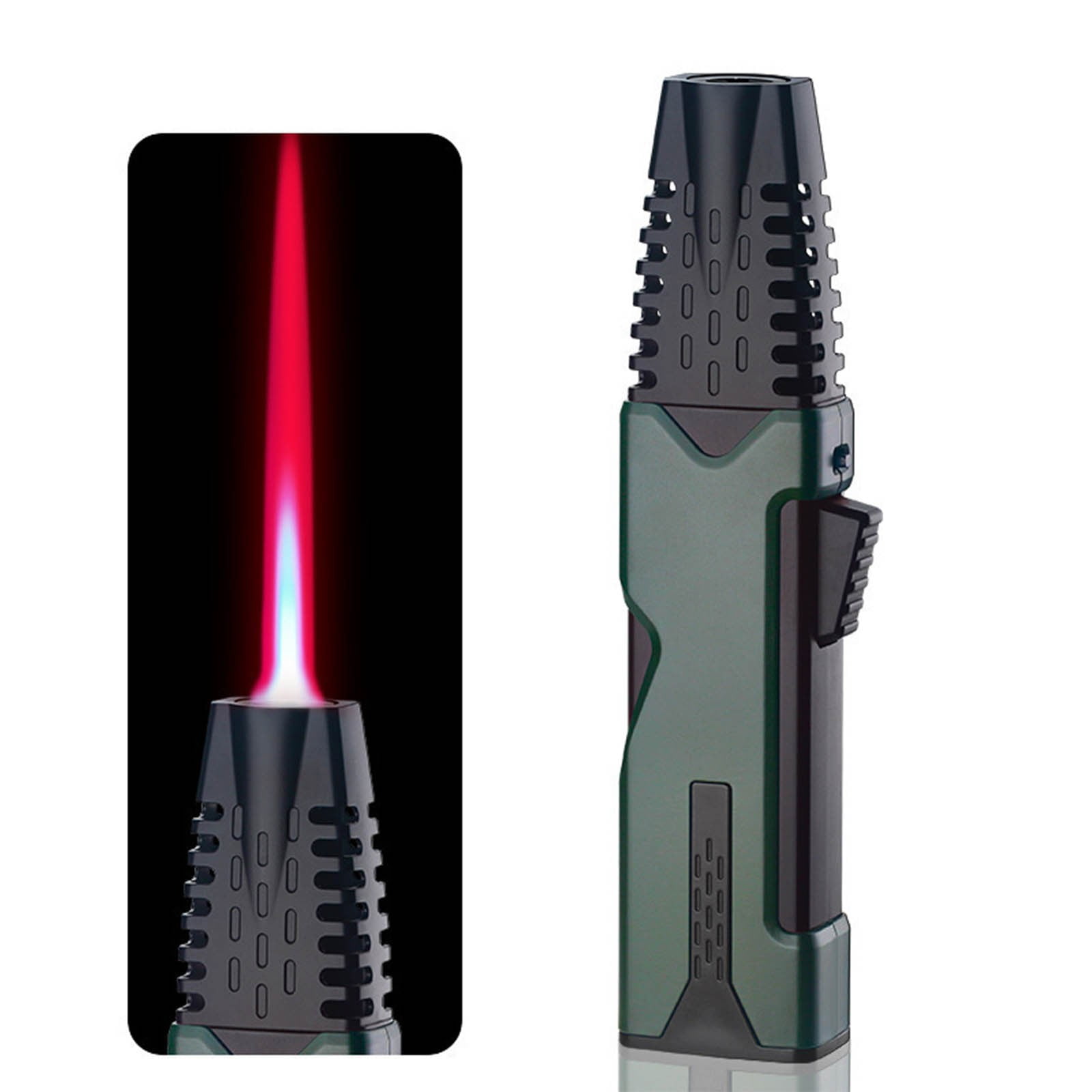 Bxaolu Metal Camping Torch Lighter, Butane Torch for Campfire, High ...