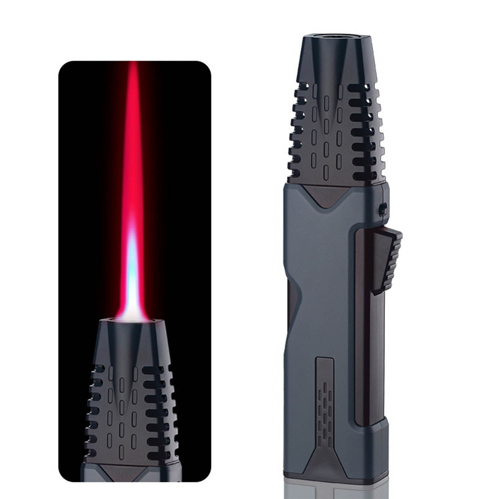 Bxaolu Metal Camping Torch Lighter, Butane Torch for Campfire, High ...