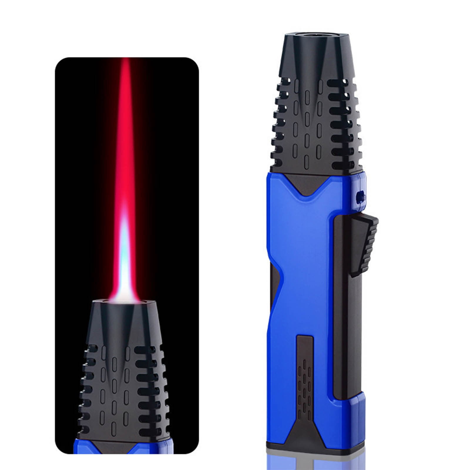 Bxaolu Metal Camping Torch Lighter, Butane Torch for Campfire, High ...