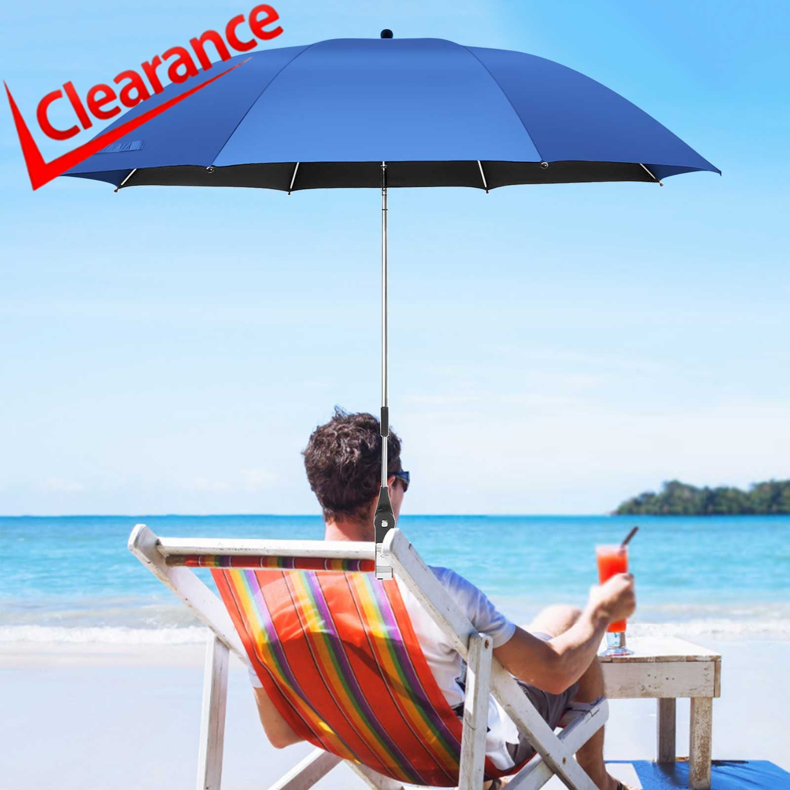 Bxaolu New Portable Umbrella Detachable Folding Outdoor Camping Fishing ...