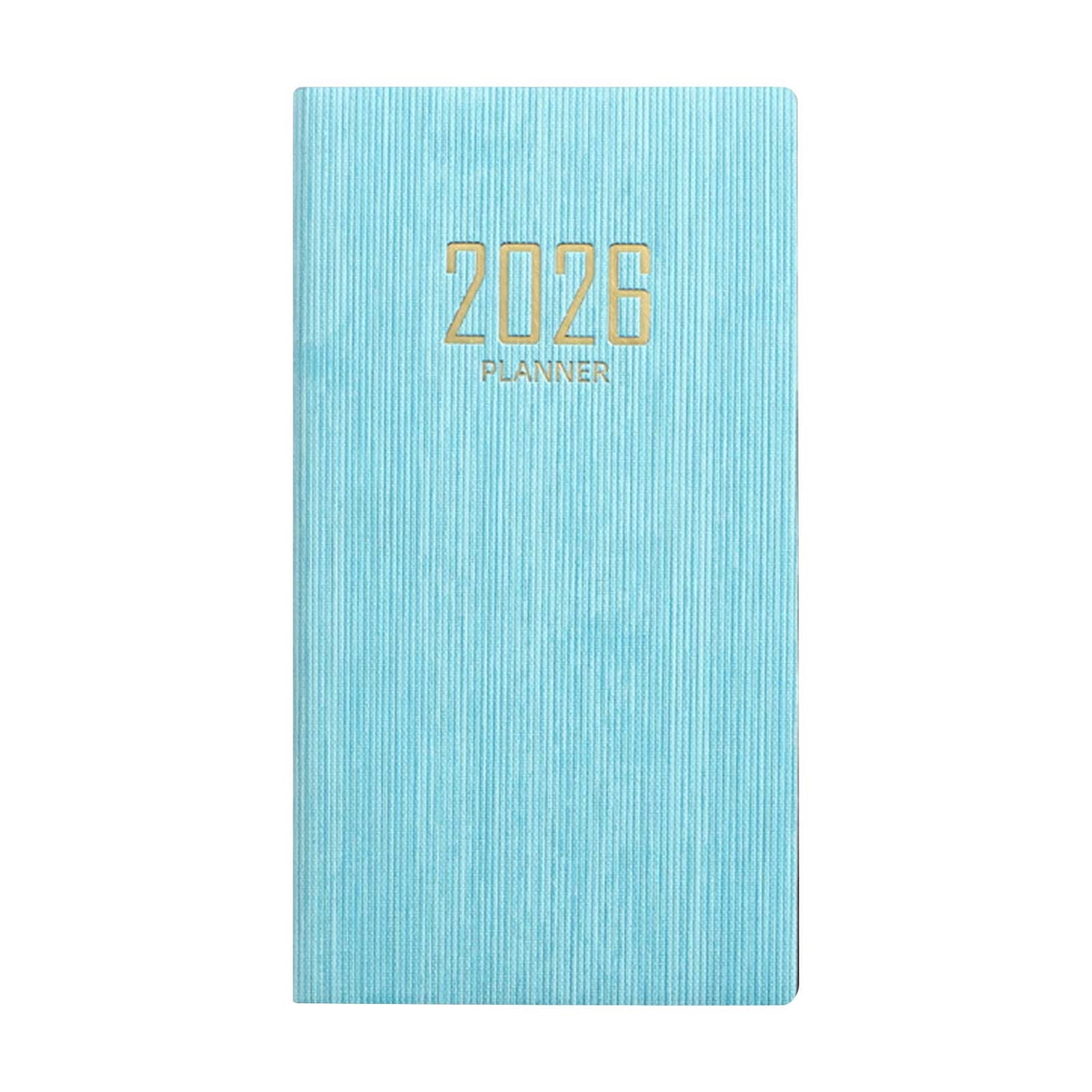Bxaolu Pocket Planner for Purse 3.8" x 6.8" - A6 Size Planner, 128 ...