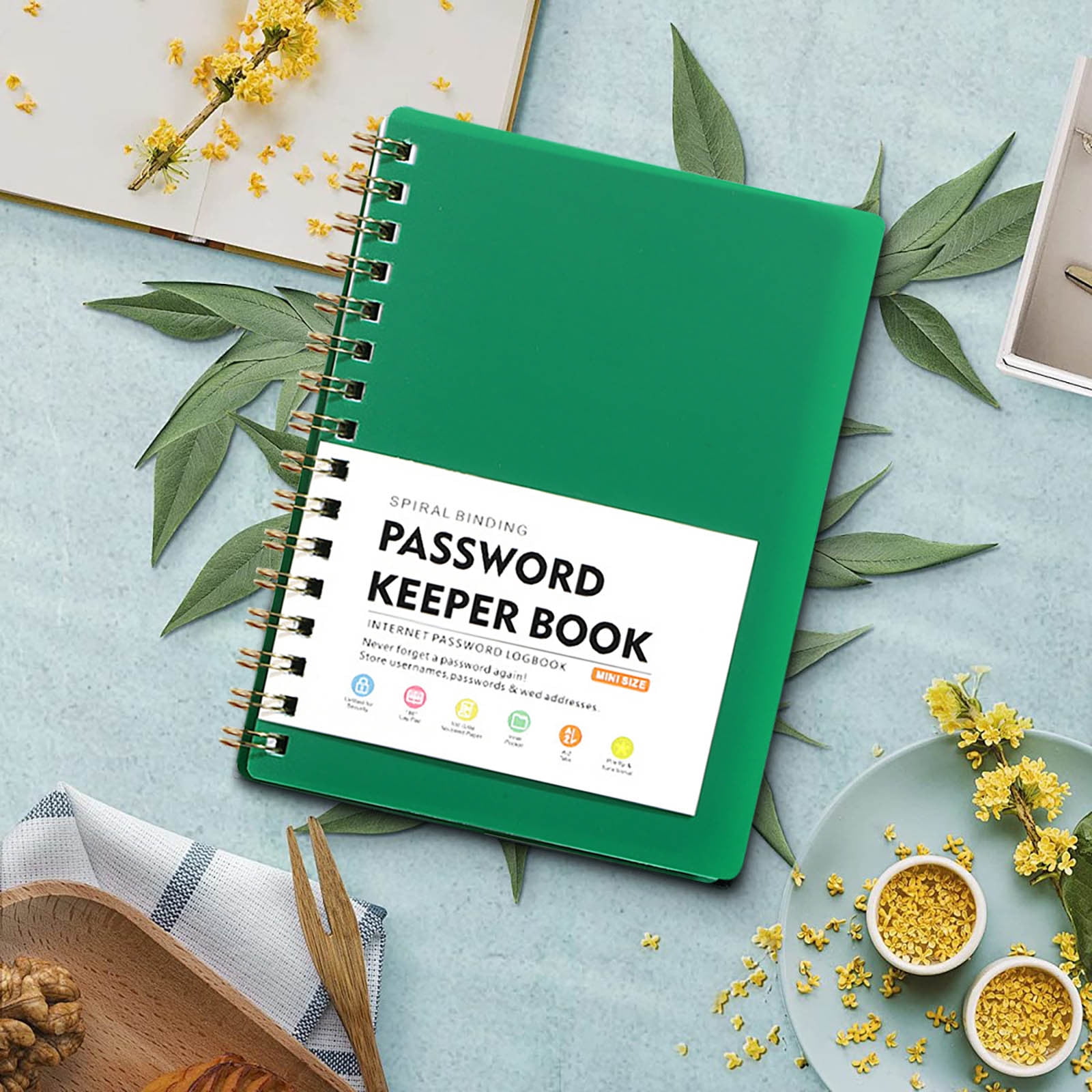 Bxaolu Pocket Small Notebook Journals for Women Men, 112 Pages Mini Notebooks for Work Travel, 4 ...