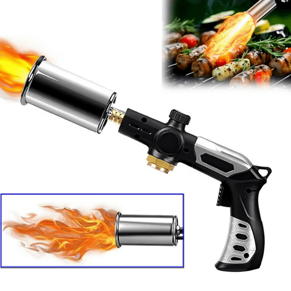 Bxaolu Propane Torch, Cooking Blow Torch Lighter with a Safety Lock ...