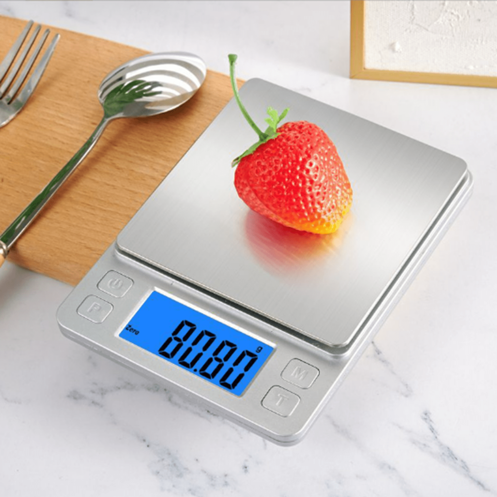 Bxaolu Rechargeable Food Scale with Grams and Oz, Multifunction Kitchen ...