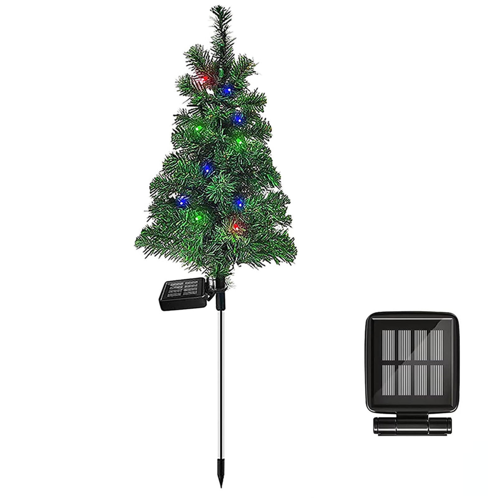 Bxaolu Solar Christmas Decoration Light – LED Christmas Tree Plug-In ...
