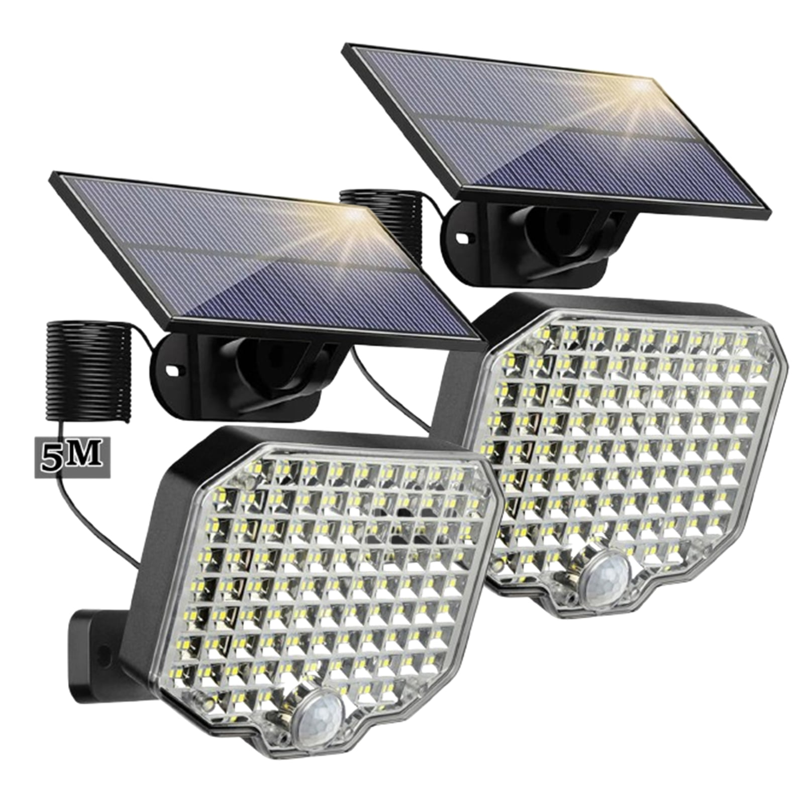 Bxaolu Solar Lights for Outside, LED Solar Lights Outdoor Waterproof ...