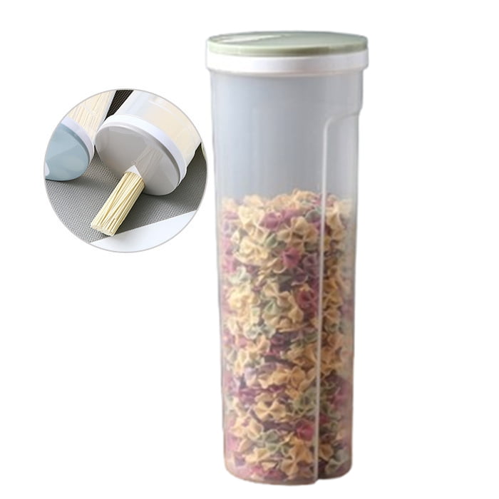 Bxaolu Tall Clear Spaghetti Pasta Container Storage With Lid - Multi ...