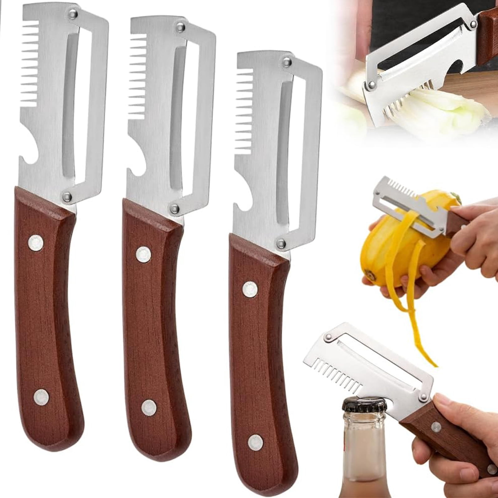 Bxaolu Vegetable Peeler, 2026 Upgraded Multifunctional Stainless Steel ...