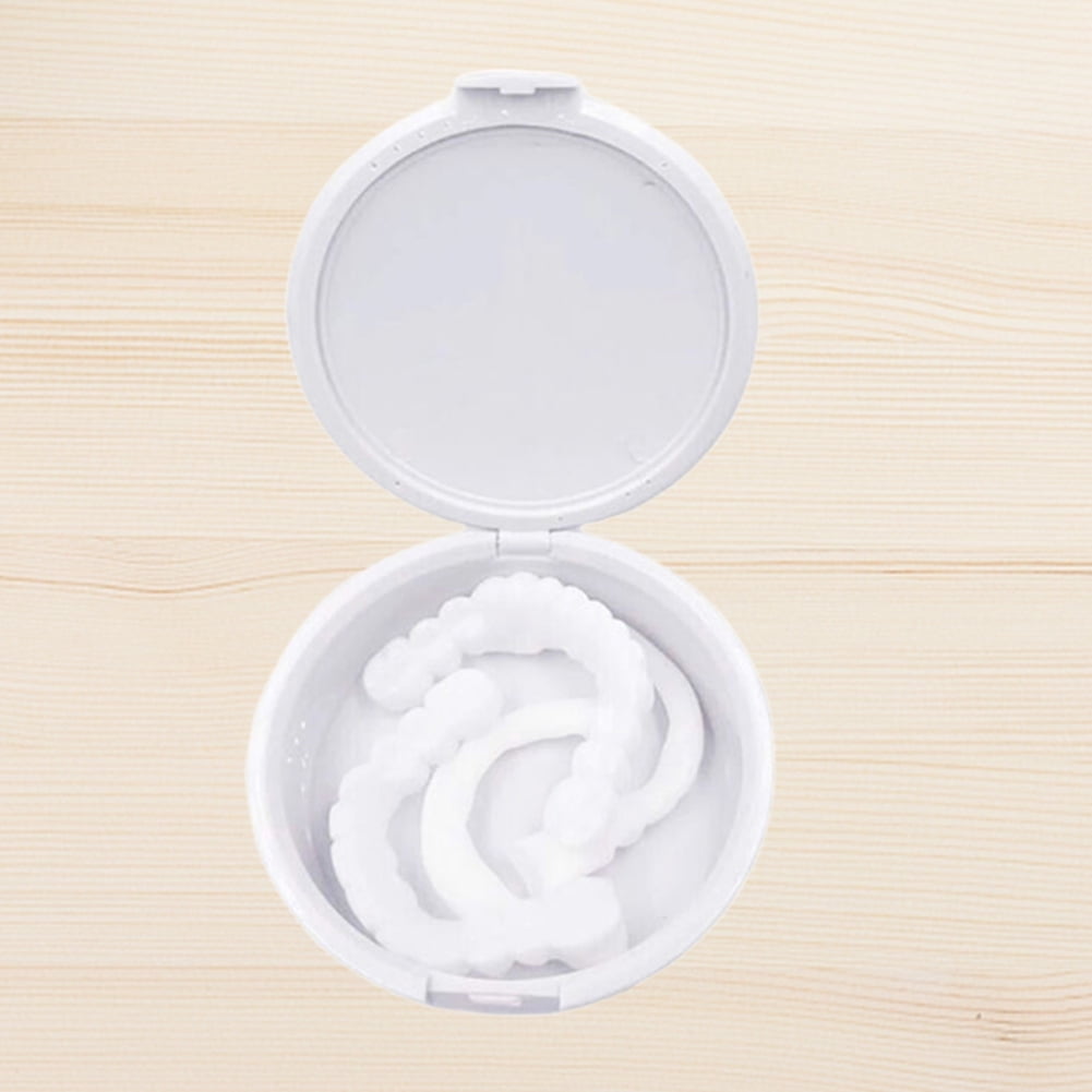 Bxingsfty 2 Pairs Dentures Teeth Denture Care Temporary Teeth Upper ...