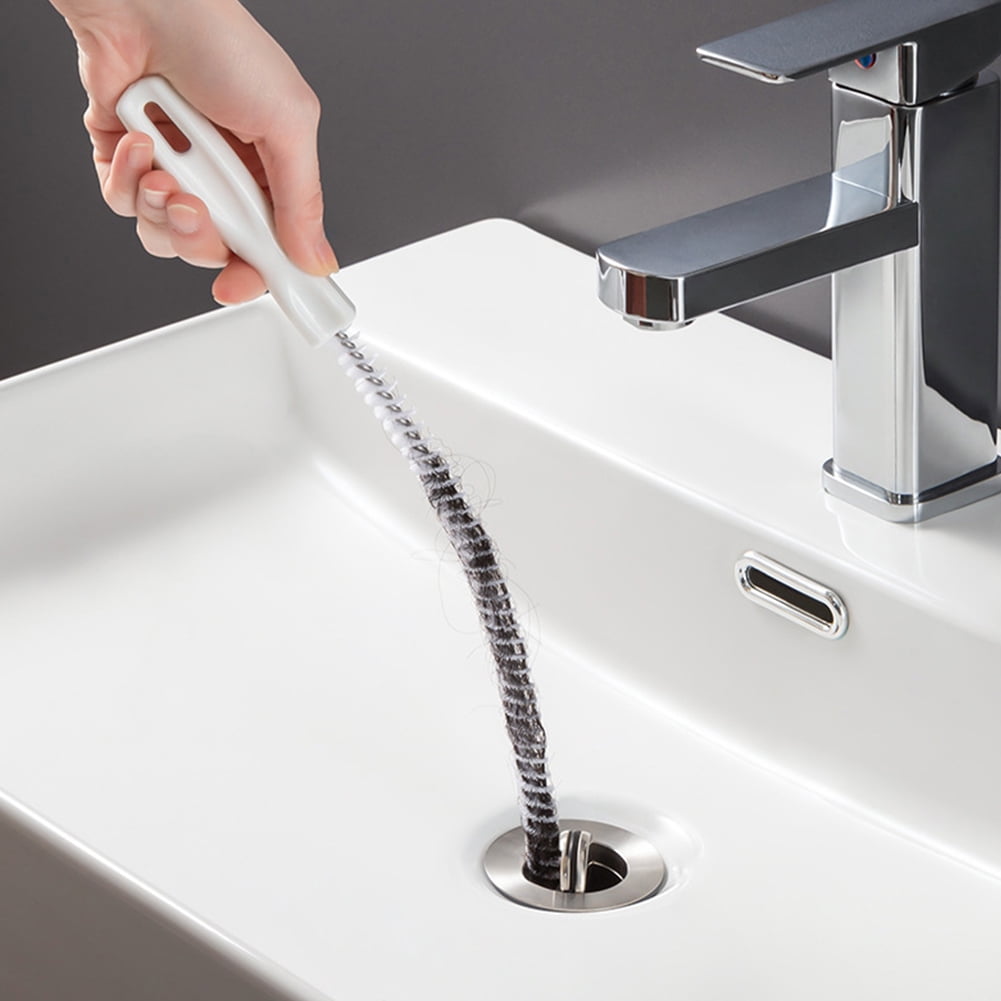 Bxingsfty 45cm Drain Cleaner Brush Flexible Clog Plug Hole Remover Tool ...