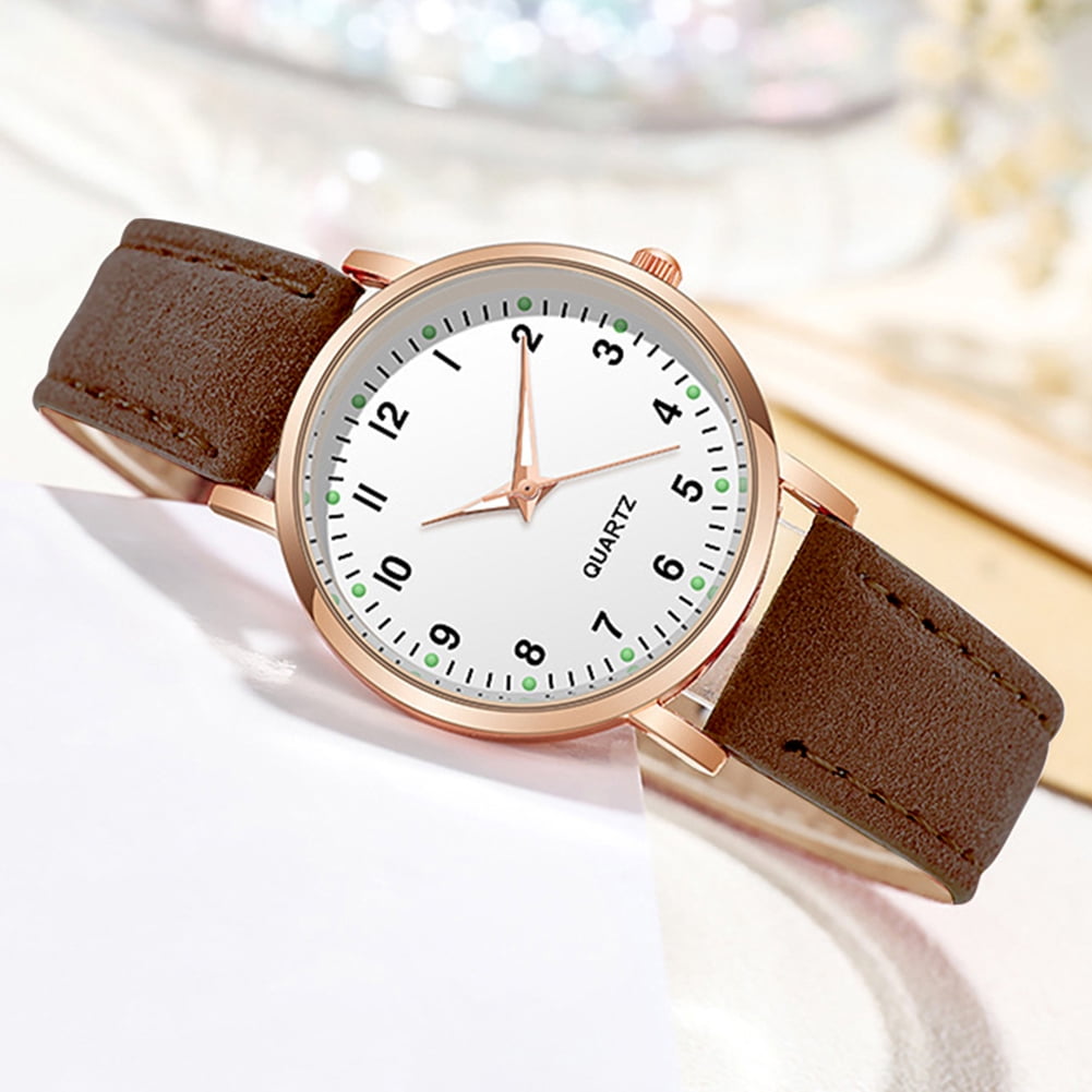 Bxingsfty Women Designer Wrist Watches Leather Strap Ladies Watch for ...