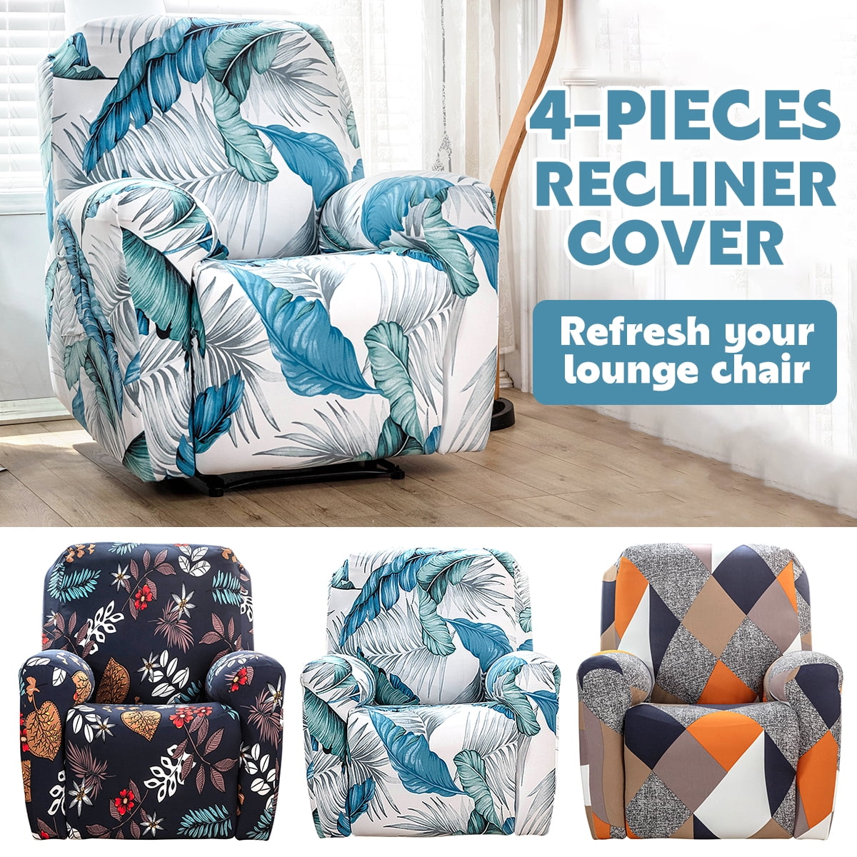 Bxmavoj 1 Seat Sofa Cover High Stretch Couch Covers 1 Seater Armchair ...