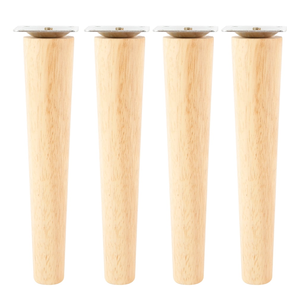 Bxmavoj 4Pcs Height 8/15/20/25cm Solid Wood Furniture Leg, Inclined ...