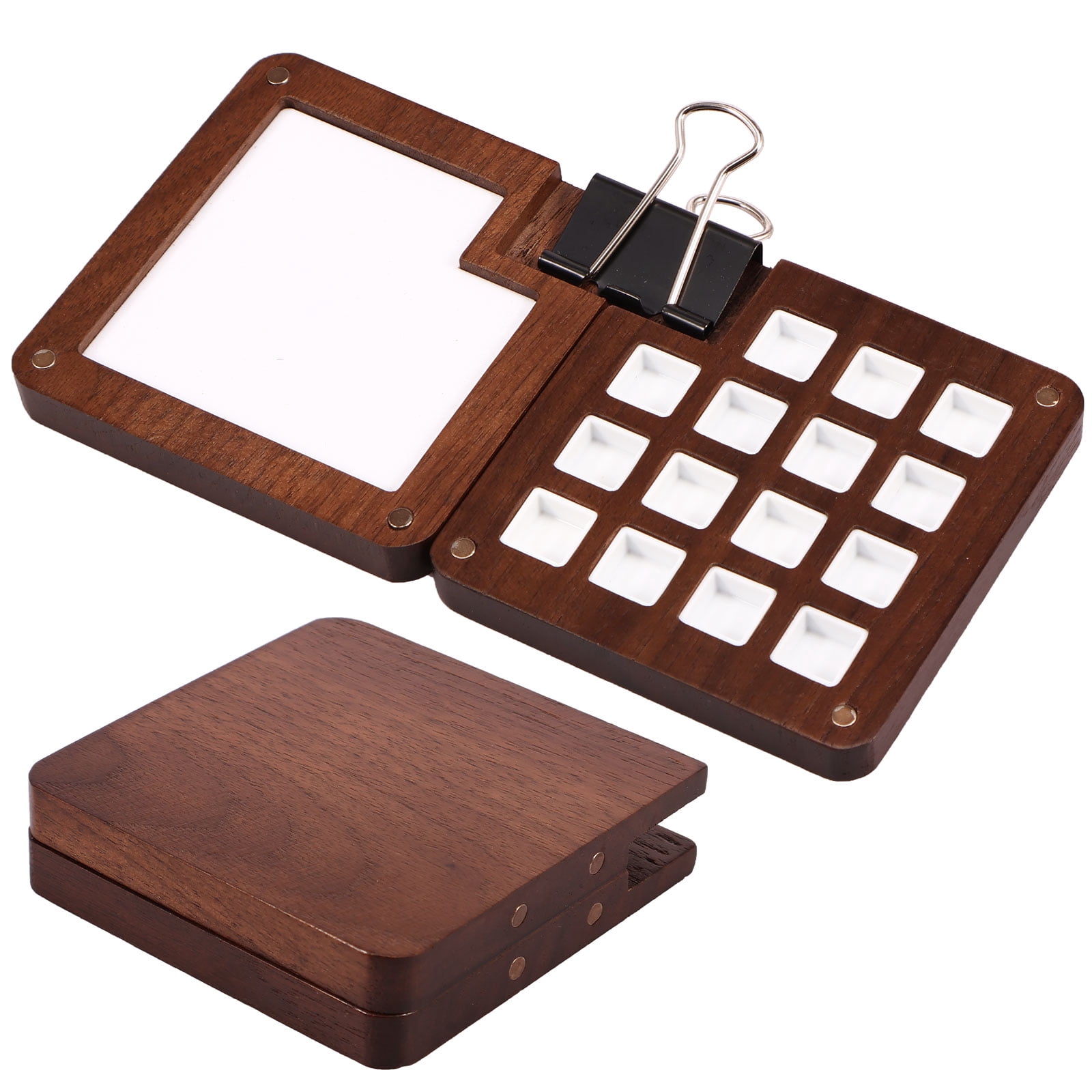 Bxmavoj Portable Sketchbook Palette,Mini Travel Paint Palette with Clip ...
