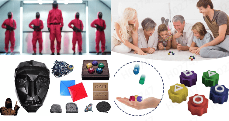 Bxmktp Gonggi with Game Tray Korean Traditional Play Game Squid Games ...