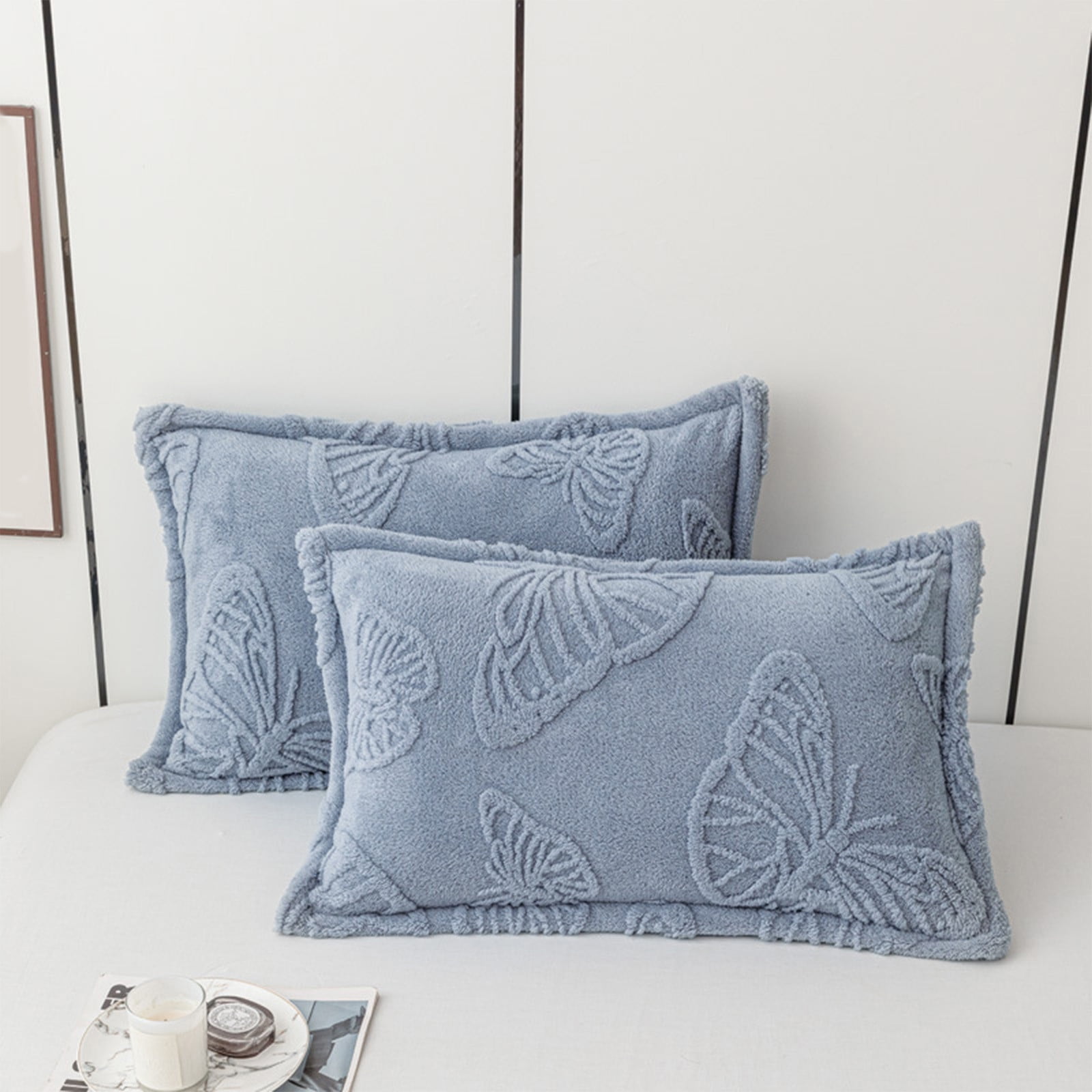 Bxotiy Model Taffy Pillowcases A Pair of Double Sided Velvet Padded and ...