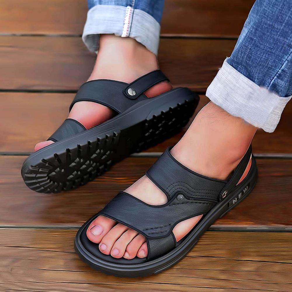 Bxsruta Adjustable Dual-Strap Sport Sandals, Breathable Mesh Lining ...