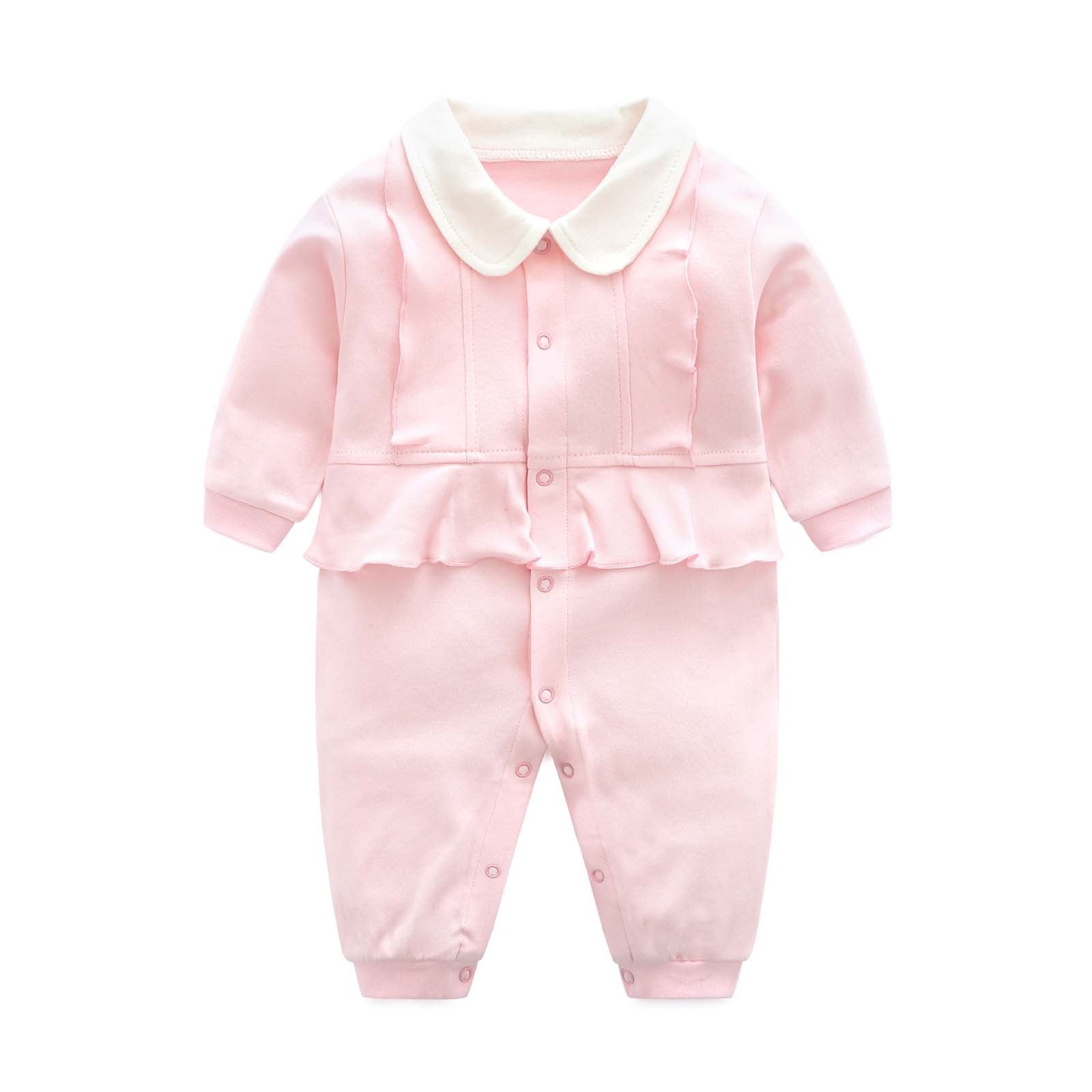 Bxsruta Baby Clothes for Girls, Cozy Cotton Baby Union Suit, Bodysuit ...