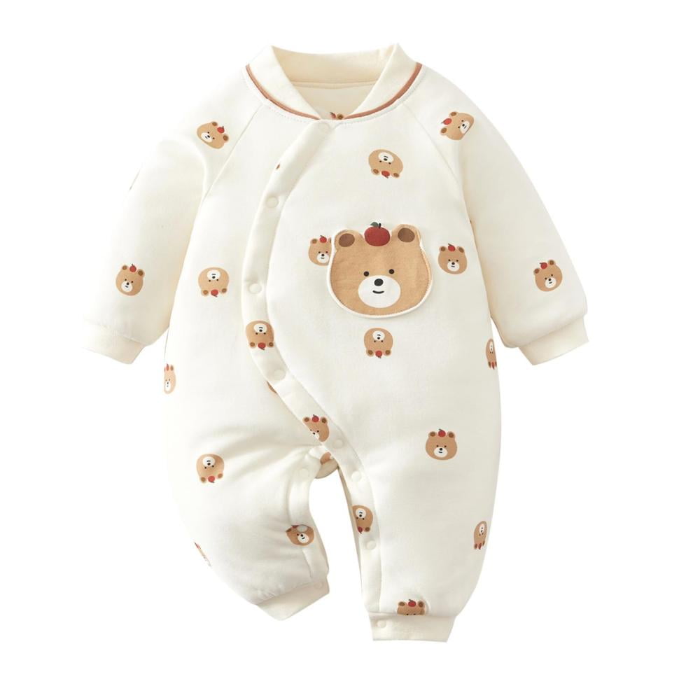Bxsruta Baby Clothes for Girls, Cotton Unisex Infant Print Jumpsuit ...