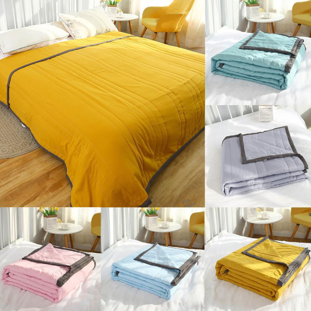 Bxsruta Cooling Blanket, Summer Cooler Quilt for Hot Sleepers and Night ...