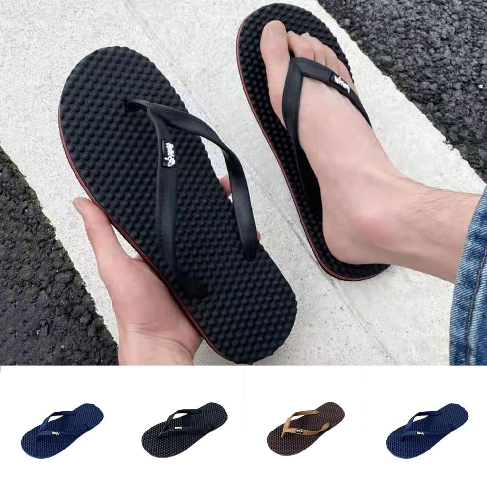 Bxsruta Couples' Massage Sole Flip Flops for Beach and Summer ...