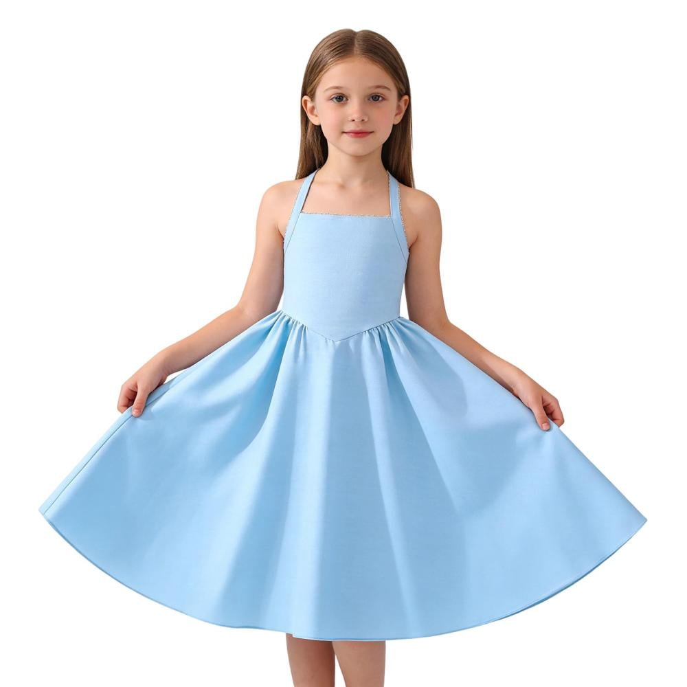 Bxsruta Girls 7-13 French Strapless A-Line Formal Dress for Parties and ...