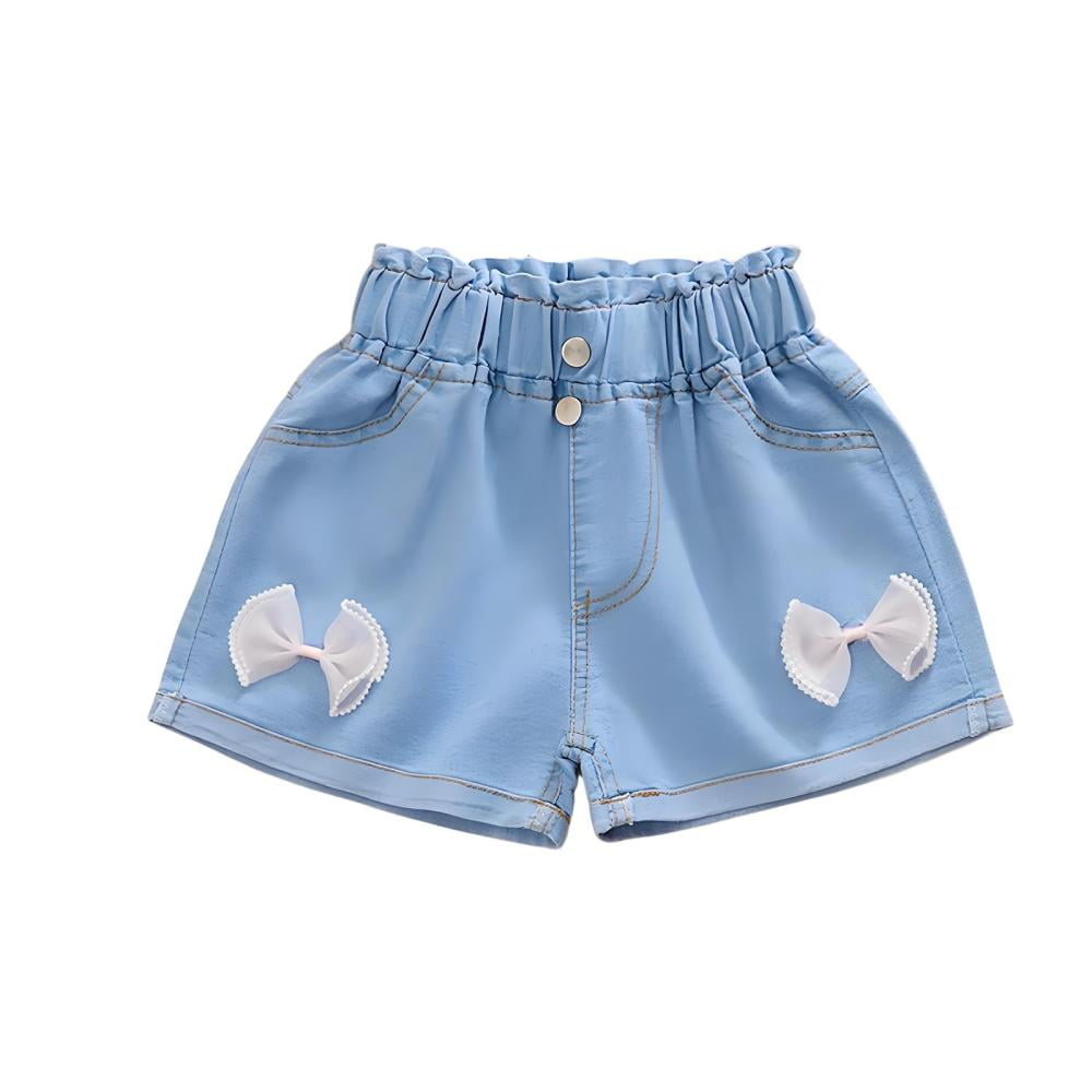 Bxsruta Girls Shorts, Fashion Girls' Jeans Short Pants Children's Jeans ...