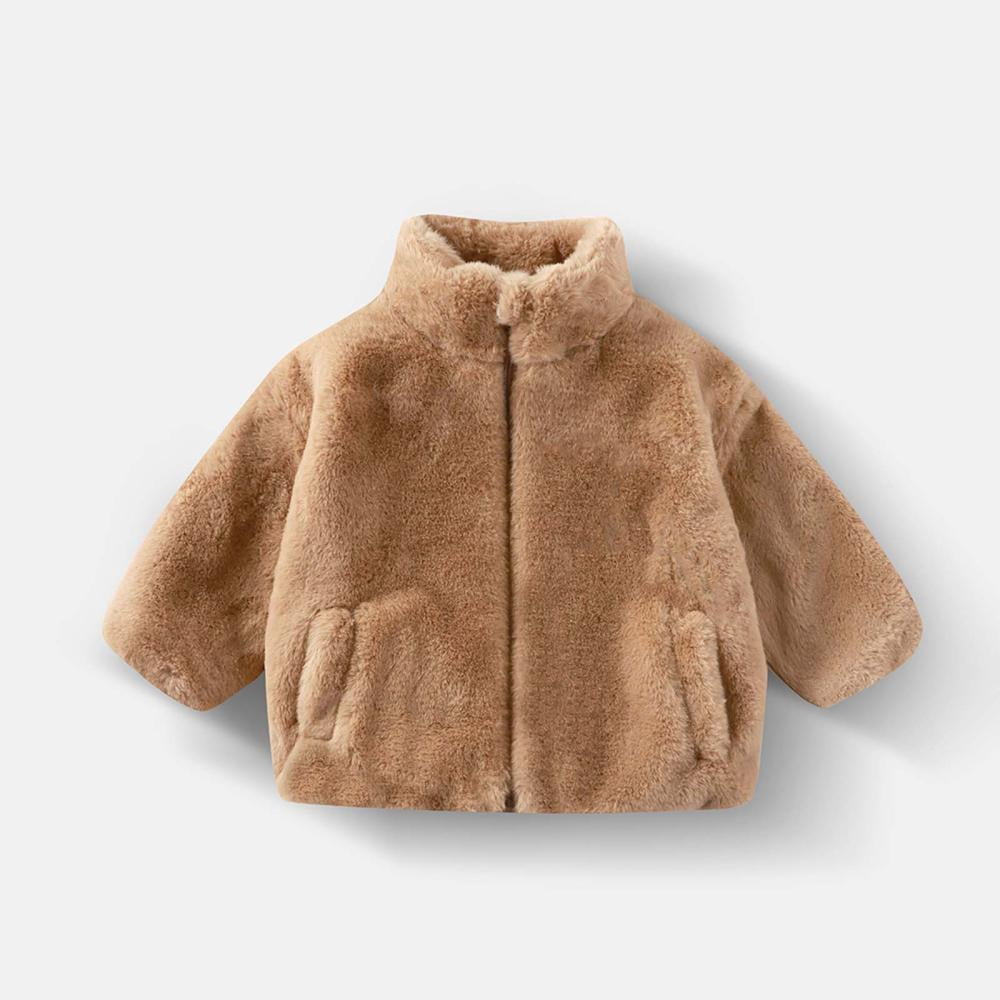 Bxsruta Jacket for Girls, Boys and Girls Fleece Hooded Jacket with ...