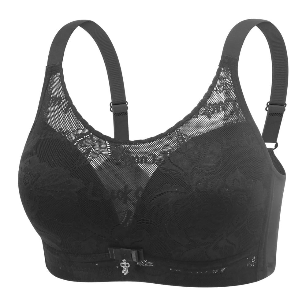 Bxsruta Lace Bra, Woman Color Thin and Steel Hoop Gathered Breathable ...