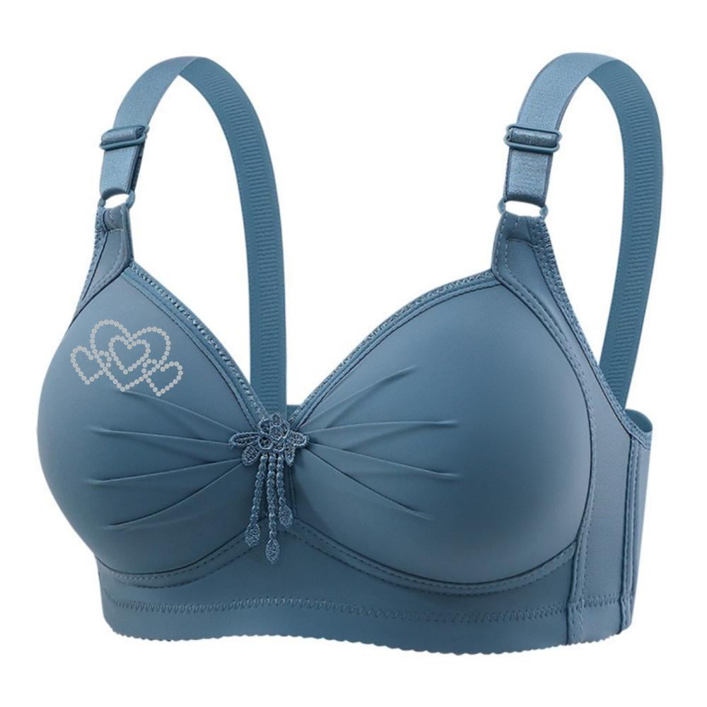 Bxsruta Lace Bra, Women's Large-size Rims-free Adjustable Gathered ...