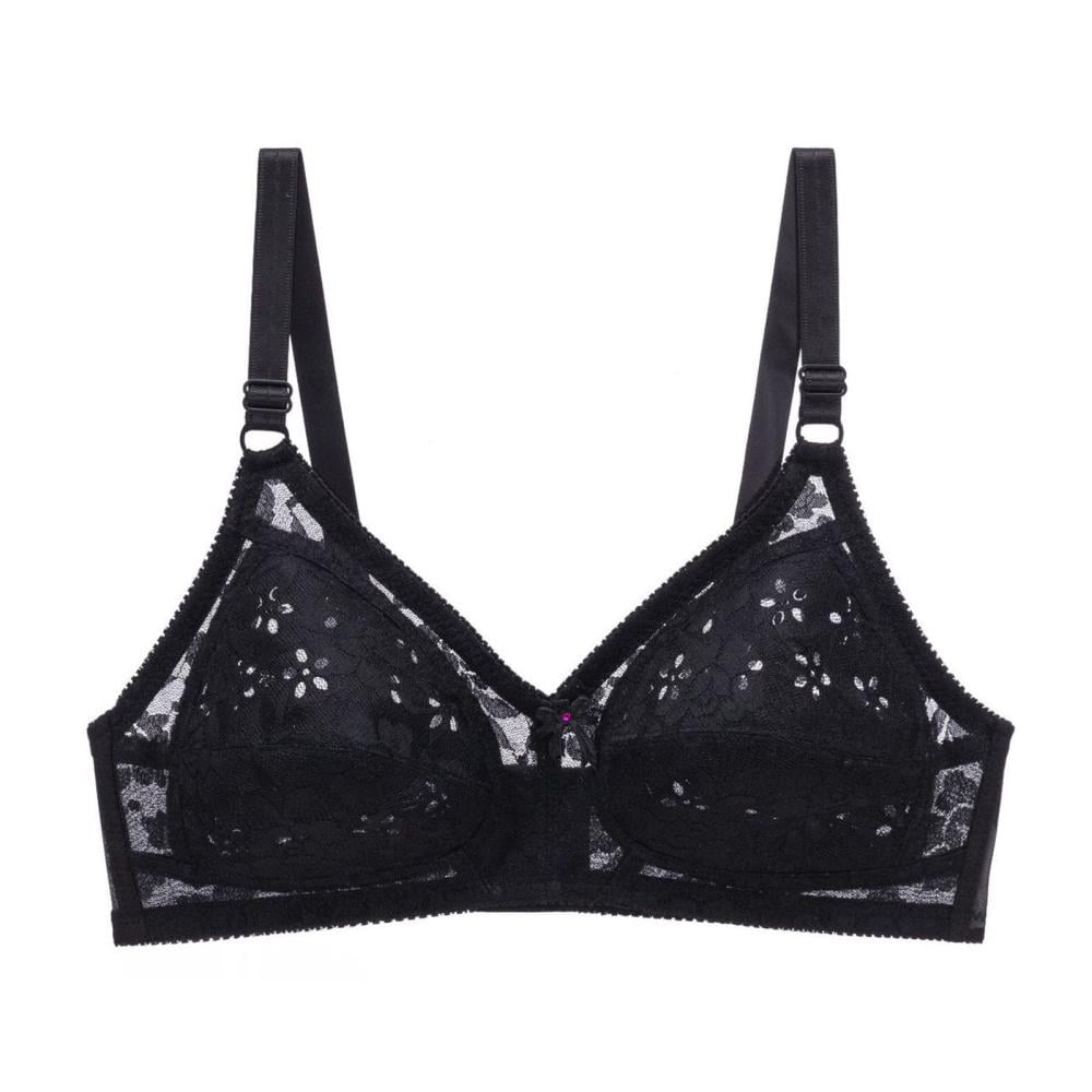 Bxsruta Lace Bra, Women's Solid Color Backless Sexy Seamless Push-Up U ...