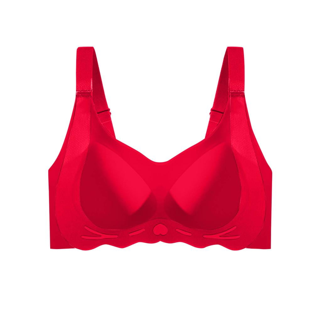 Bxsruta Lacy Bras for Women, Woman's Color Block Back Buckle Thin Style ...